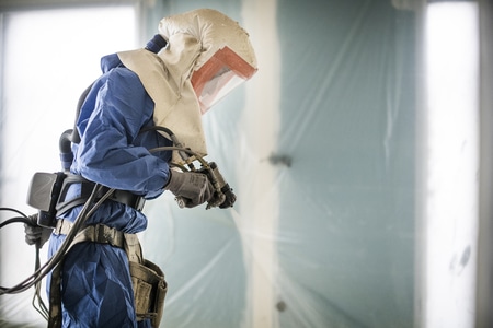 Mousse polyuréthane projetée : isolation projetée - ISOPROM Alsace